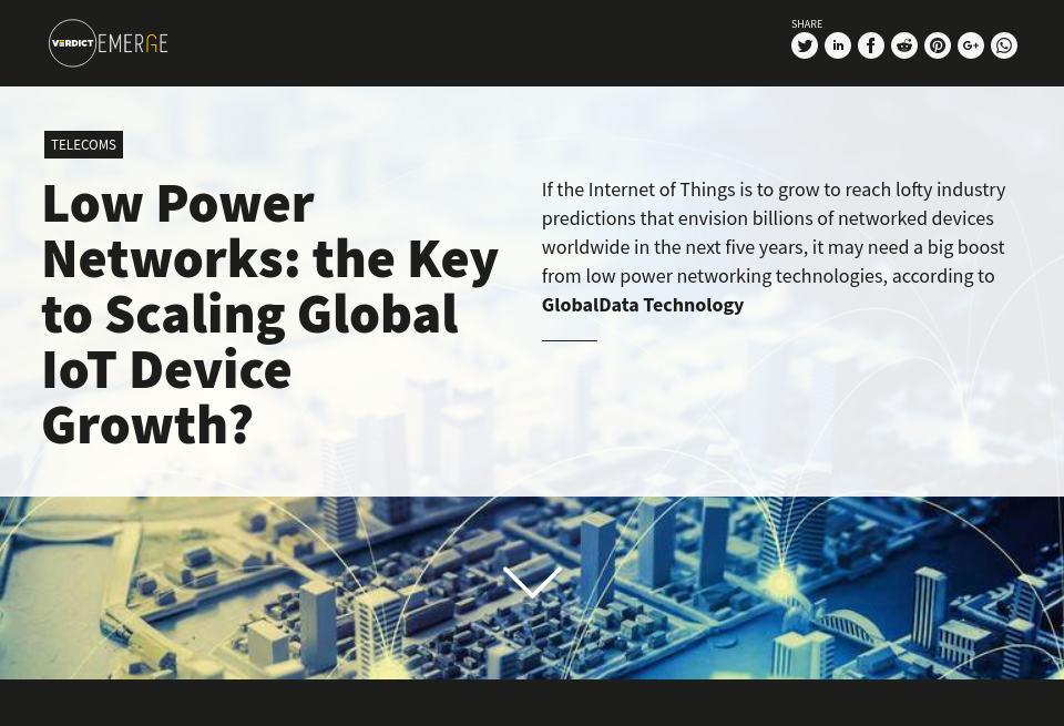 Low Power Networks: the Key to Scaling Global IoT Device Growth ...